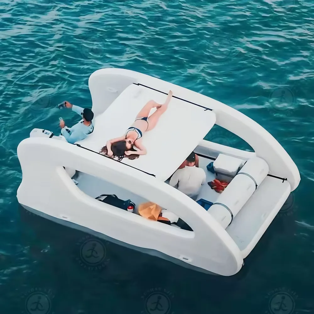 Inflatable Floating Boat - Durable, Portable, and Fun