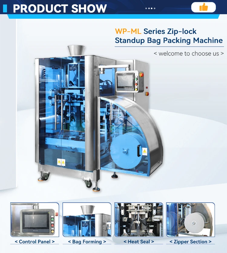 1kg Snacks Food Doypack Stand Up Zipper Bag Making Stand-up Pouch ...