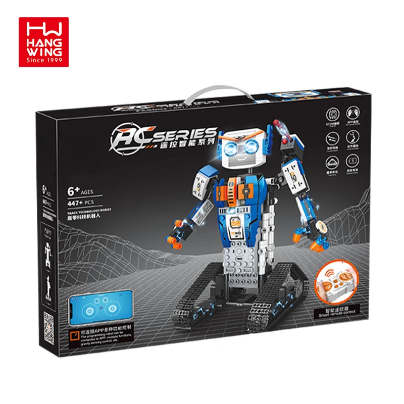 Hw Toys Educational Building Block Intelligent Tracked Technology ...