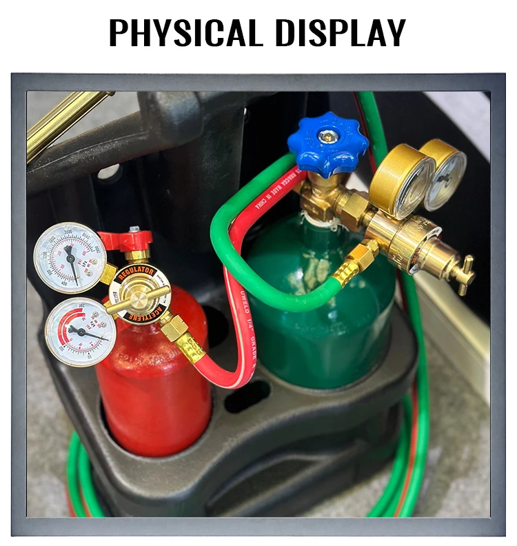 Professional Oxygen Acetylene Gas Welding and Cutting Kit with Welder ...