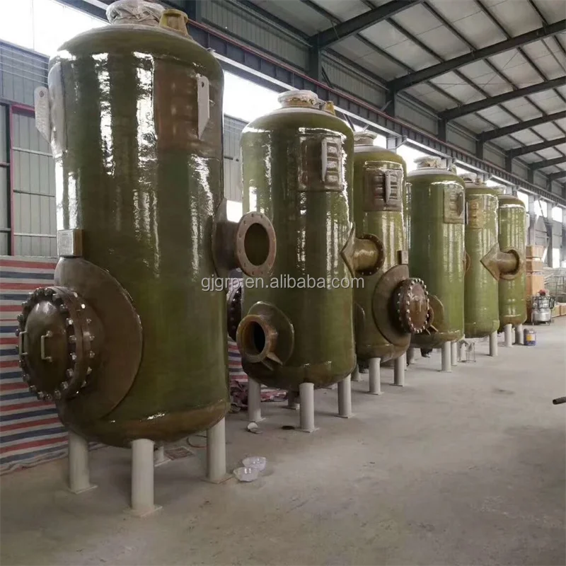 High Strength Large Diameter Fiberglass Grp Frp Chemical Storage Vessel ...