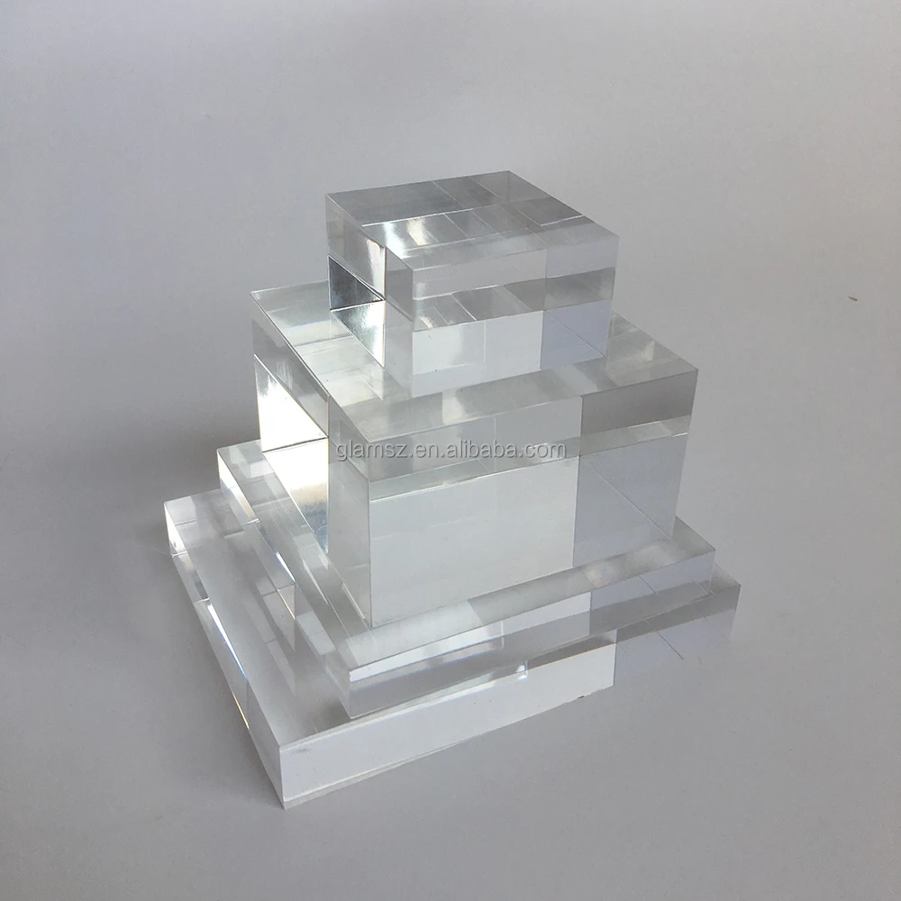 Custom Various Thickness Perspex Display Base Highly Clear Acrylic ...