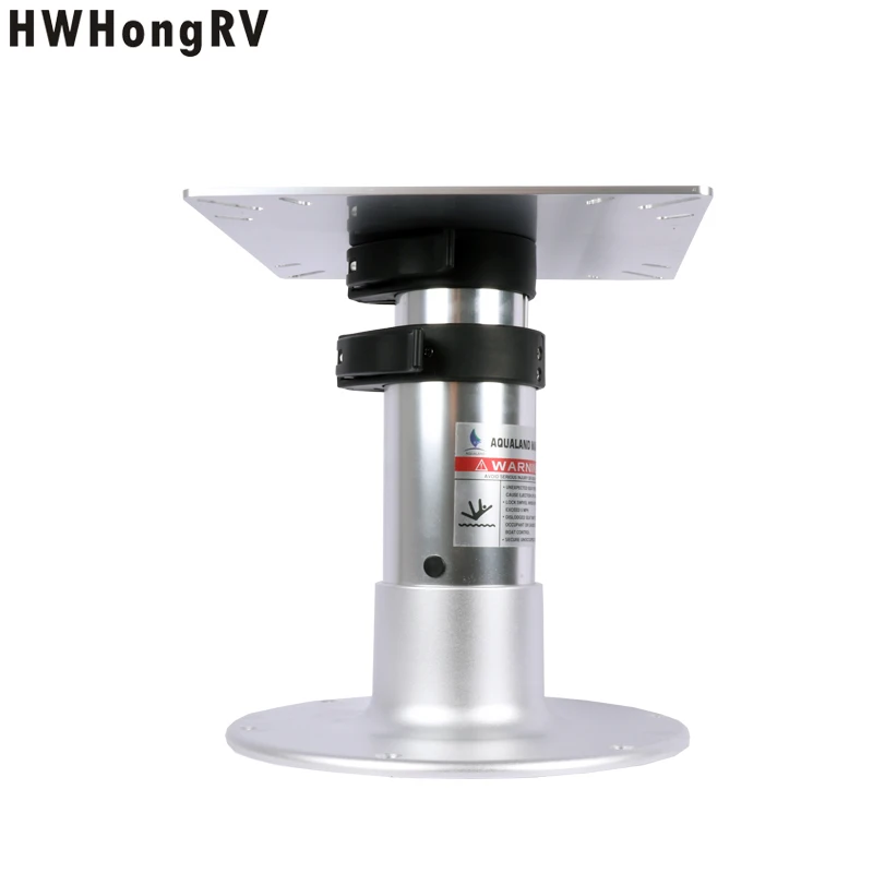 Rv Adjustable Table Pedestal Ht-ma3 With Wheels - Marine Pneumatic 3 ...