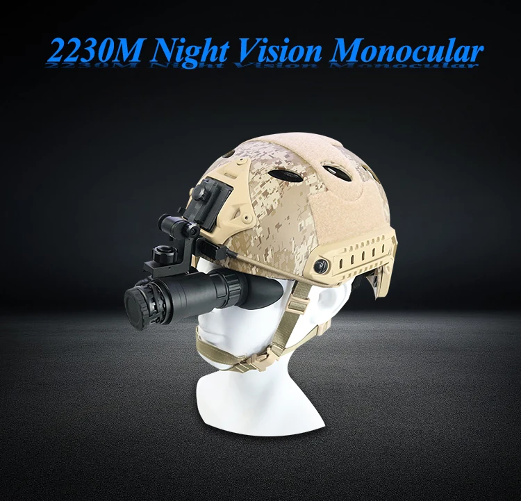 2230m New Design Gen3 Gaas Head And Helmet Mounted Night Vision Scope ...