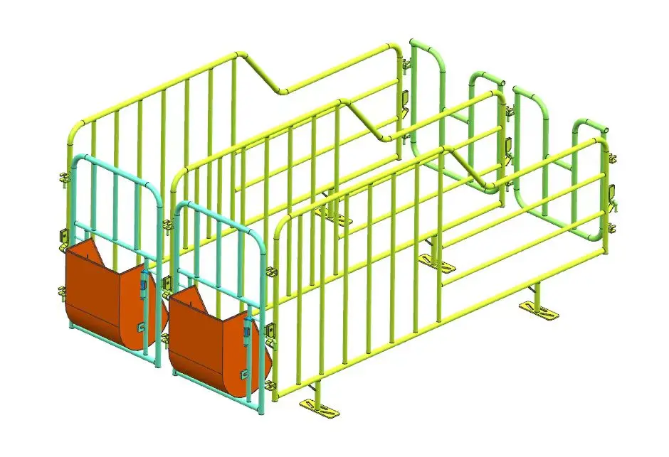 New JUXIN Pig Farming Hot Galvanized Gestation Crates Gestating Pen ...