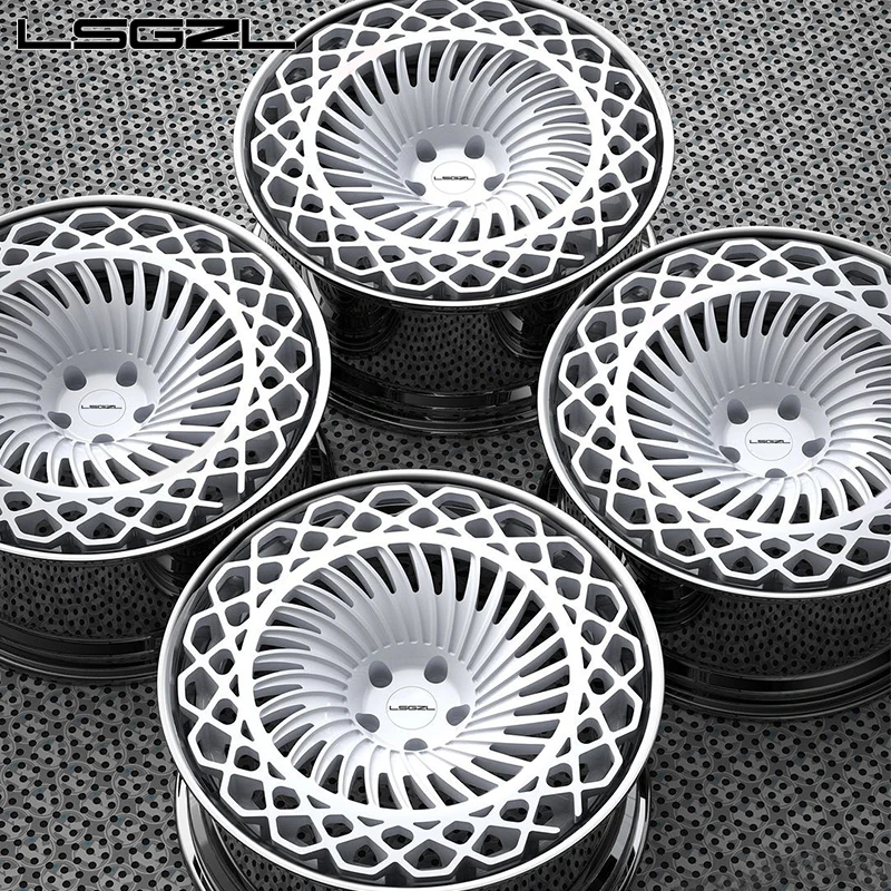 Luxury 2 Piece Monoblock Deep Concave Forged Alloy Car Wheel 5x120 ...