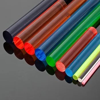 Clear Colored Bubble Maching Plastic Rod/acrylic Rod/pmma Rod - Buy ...