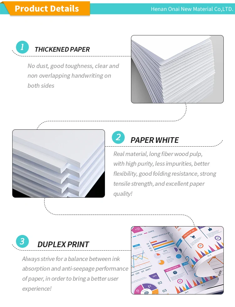 Copy A A4 Size Copy Paper 80 Gsm 500 Sheets For Office China Lower ...