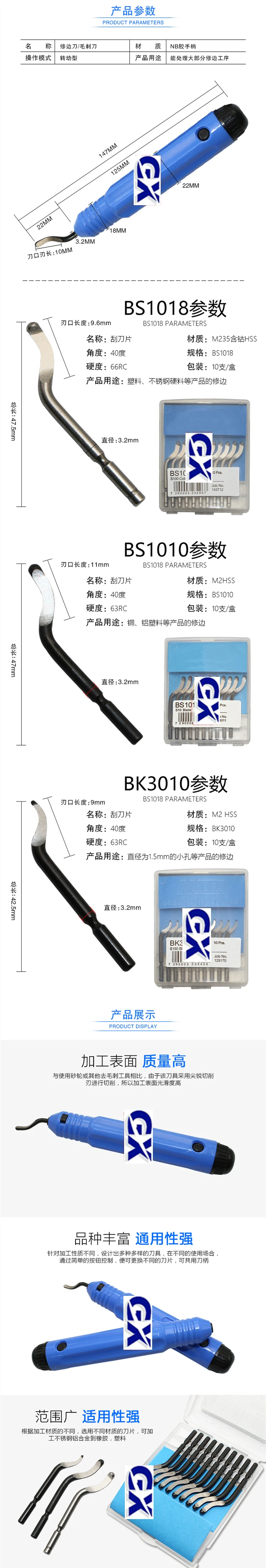 BS1010 BK3010 BS1012สแตนเลสขัดสีมีดโกน BS1018คู่มือขอบตัดขอบใบมีดตัด ...