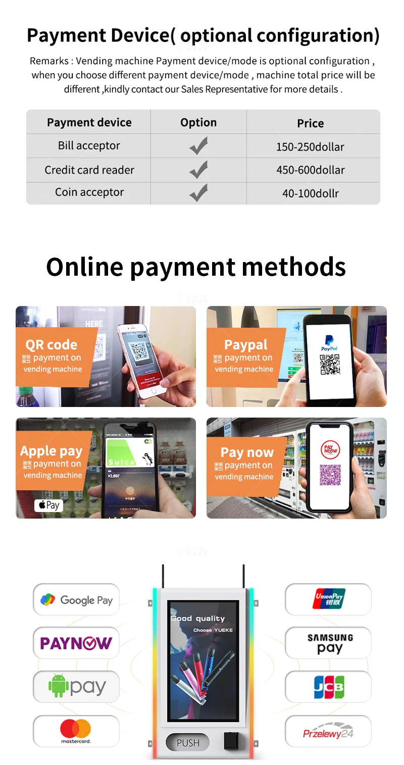 Women Beauty Lashes Vending Machine For False Lahes Wall Mount Touch ...