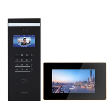 Face Recognition Apartments Building Intercom System With Night Vision ...