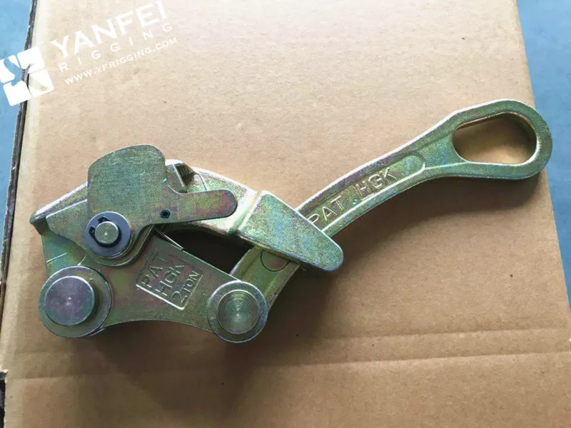 Single Cam Wire Rope Gripper Come Along Clamp, for Cable Pulling ...