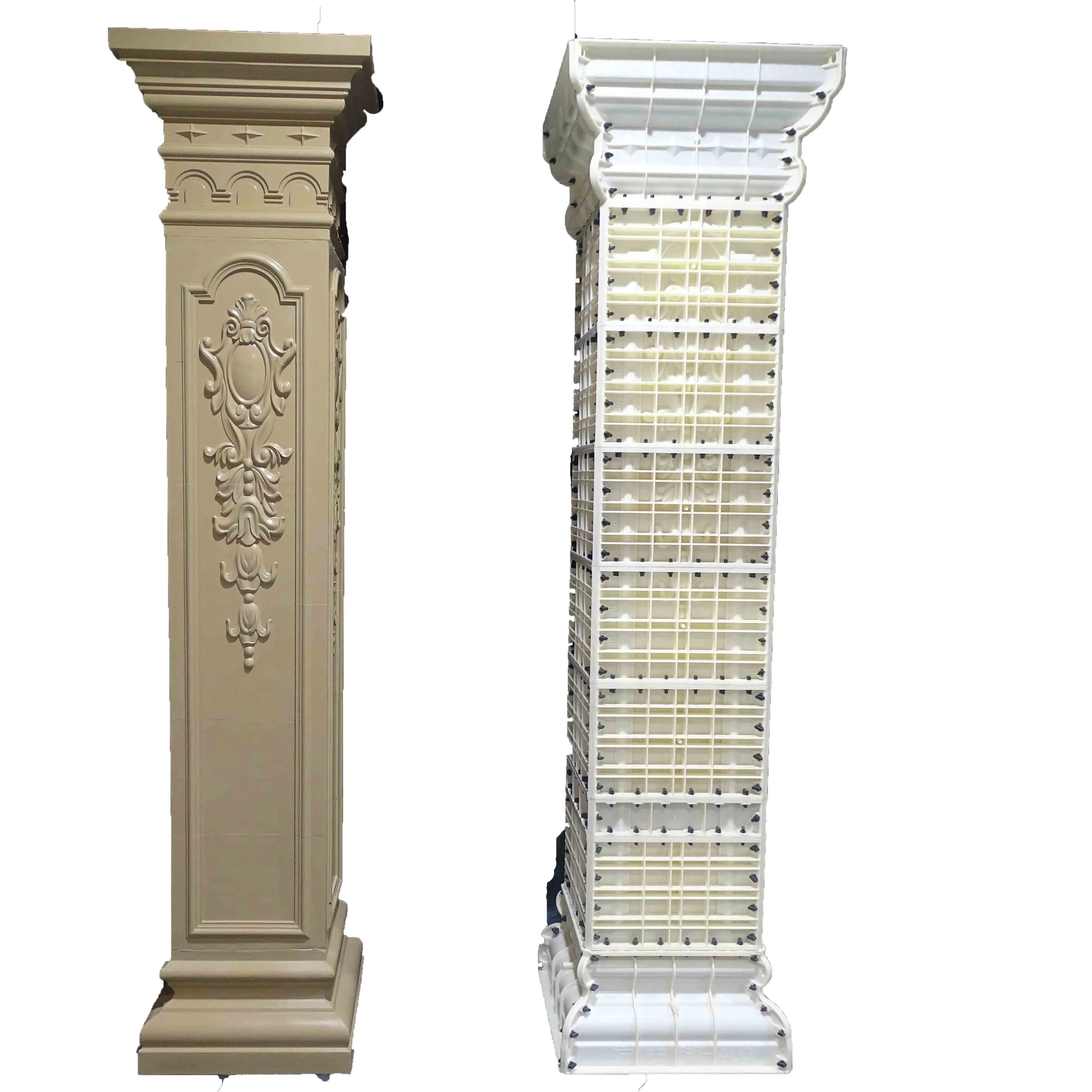 Roman Decorative Precast Concrete Pillars Column Molds - Buy Concrete ...