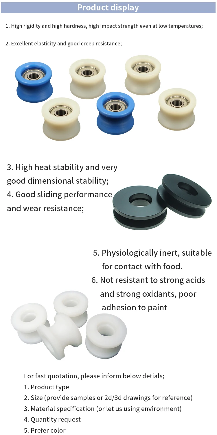 Engineering Plastics 3 Inch Nylon Pulley Wheels/plastic Pulley/pulleys ...