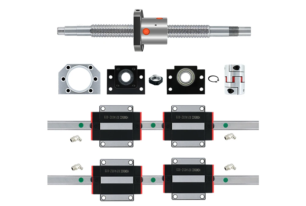 100mm-6000mm Hgr20 Linear Guide Rail 3000mm With Square Or Flange ...