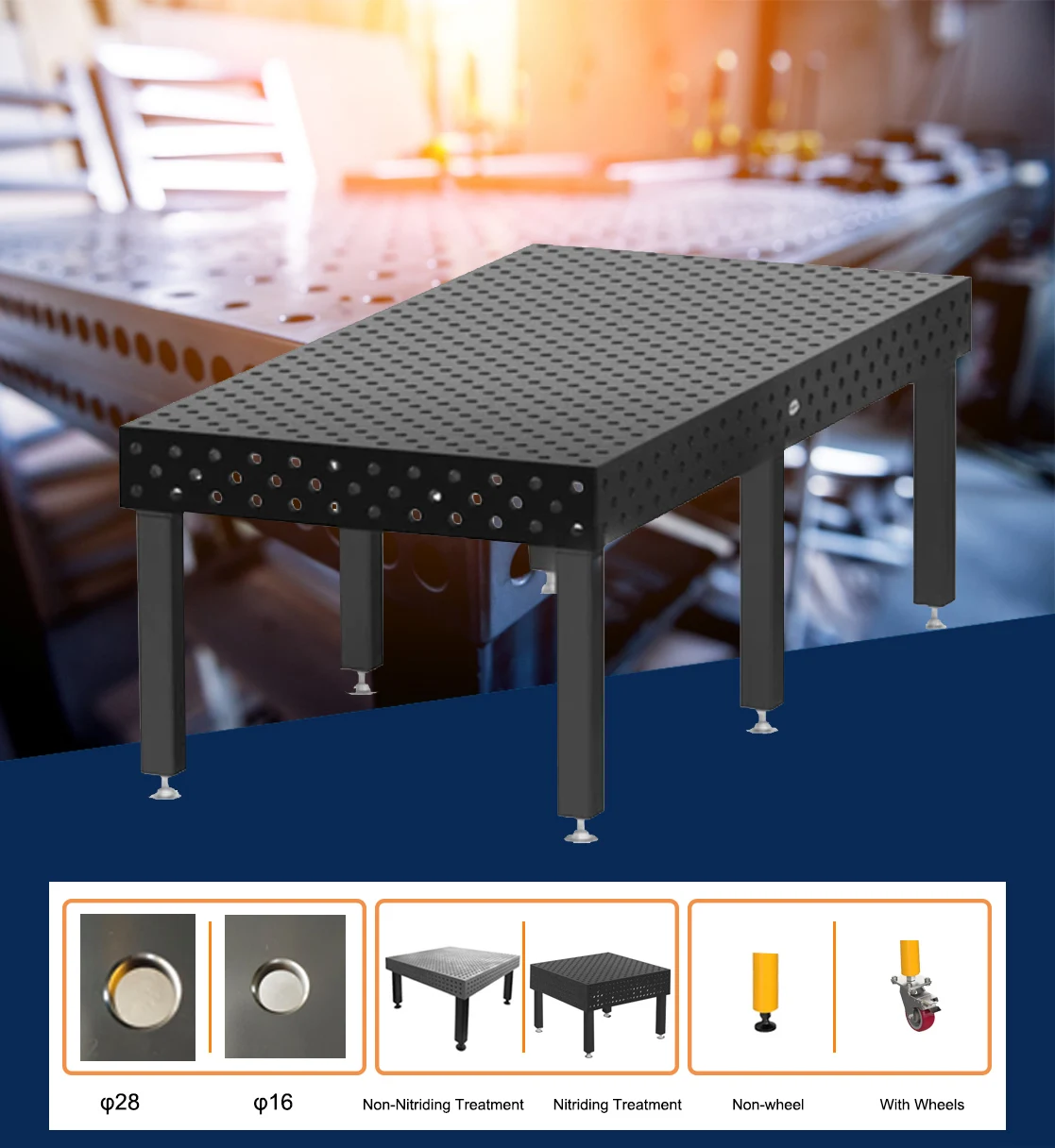 Tkrobot 3D Welding Tables - Durable and Versatile Solutions