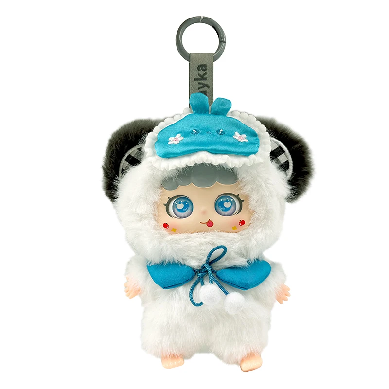 Kawaii Blind Box Plush Toy - Turning Eye Keyring Fox