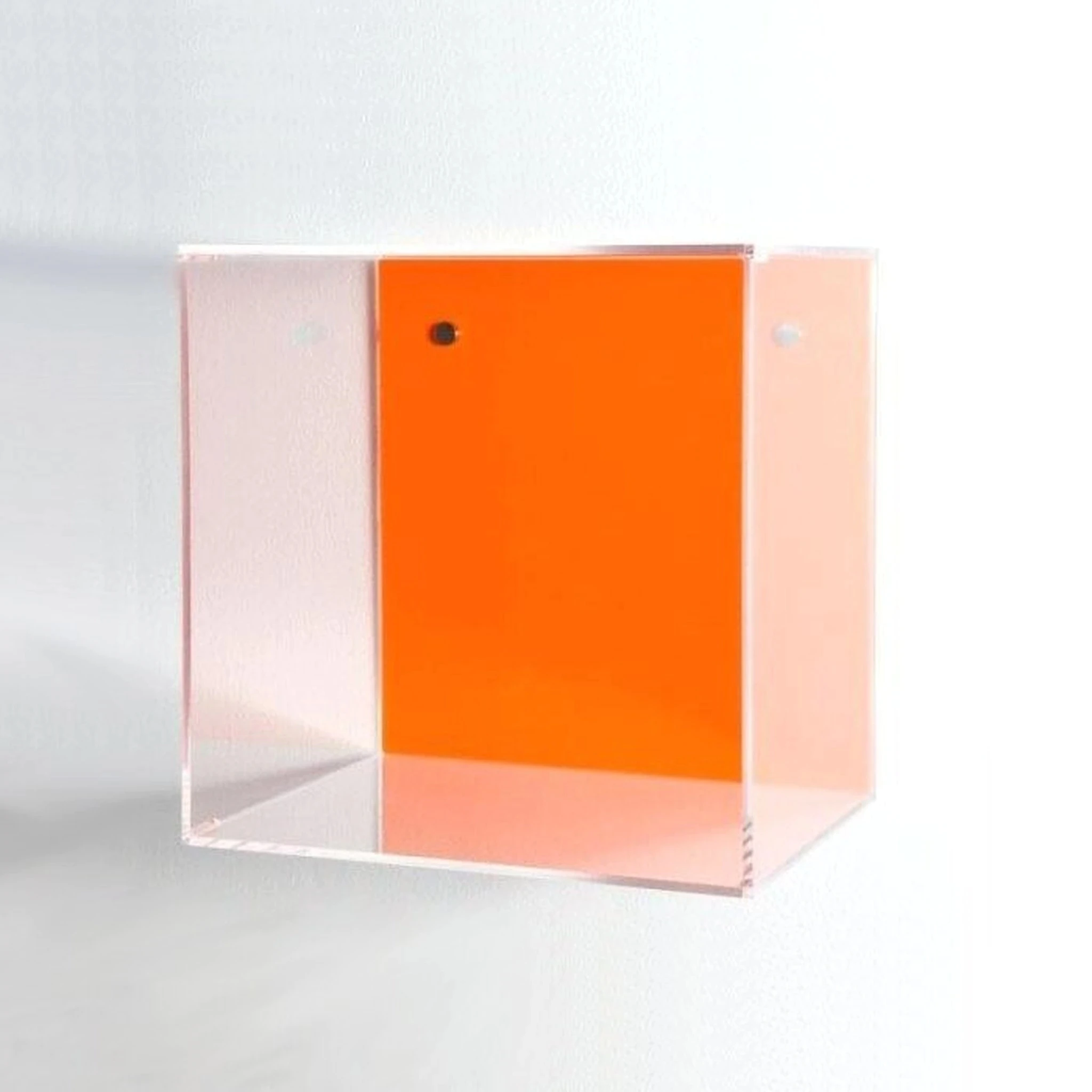 Custom Wall Mounted Acrylic Storage Shelf - Clear & Stylish