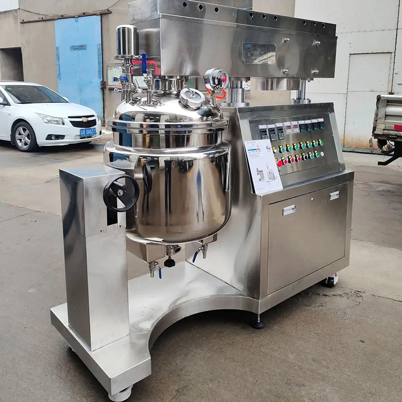 Laboratory Vacuum Homogenizer Emulsifier For Cosmetic Cream Making ...