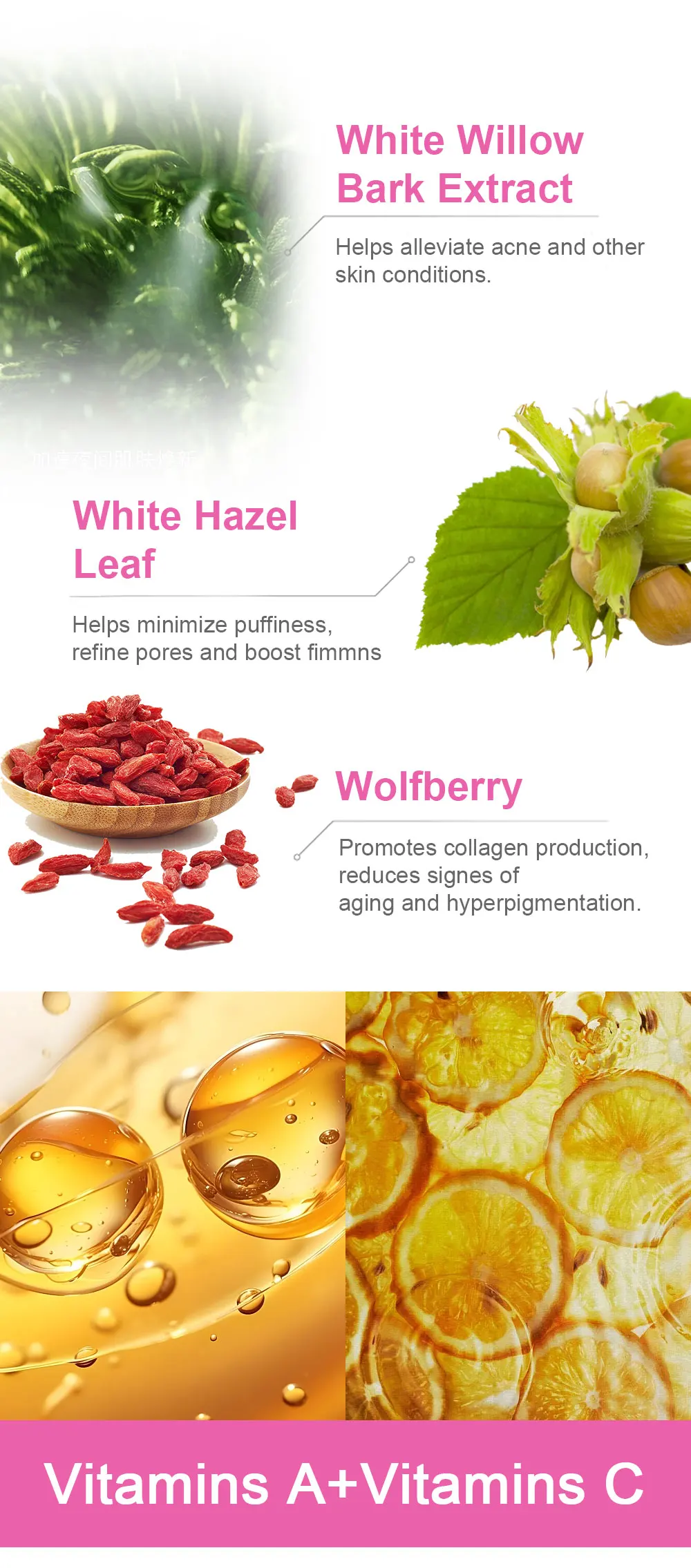 OEM Gummi Bears Vitamins a and C Anti Acne Cleanse Gummies Skin Reduce ...