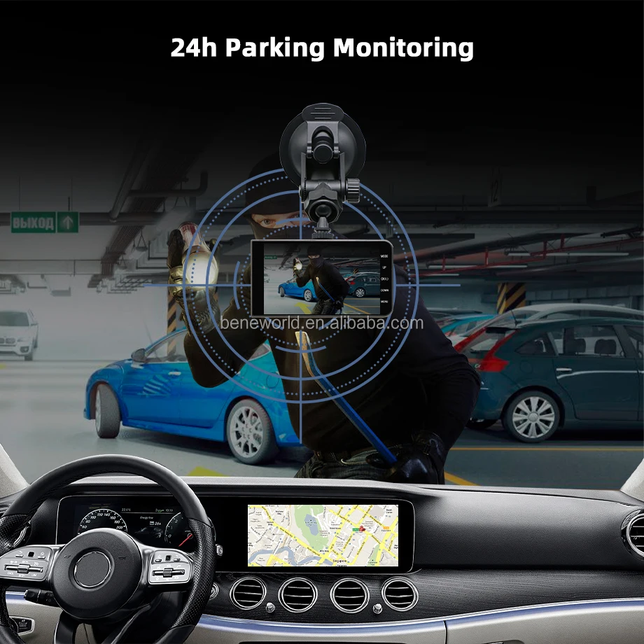 Factory Supplier 4.0 Inch RGB Big View Night Vision Dash Camera 1080P ...