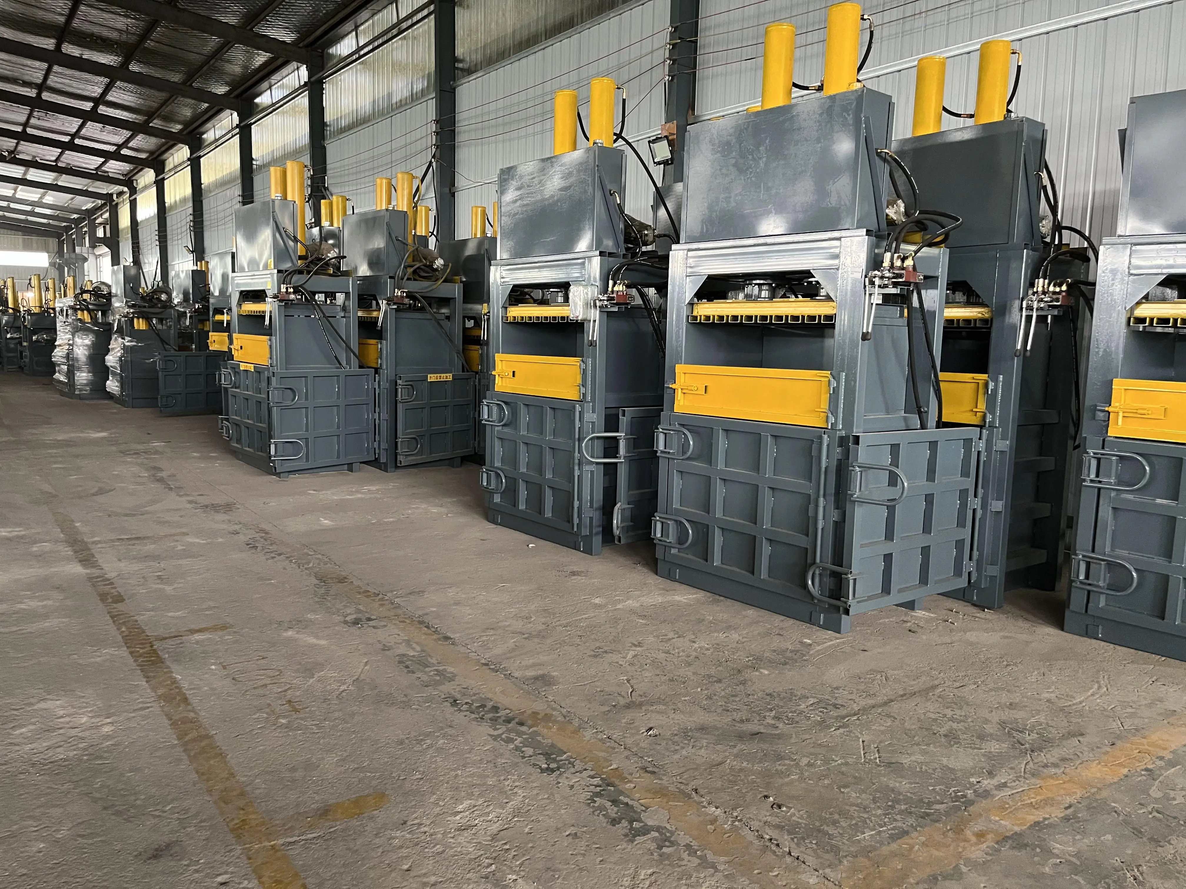 Small Hydraulic Pet Bottle Compress Baling Press Machine
