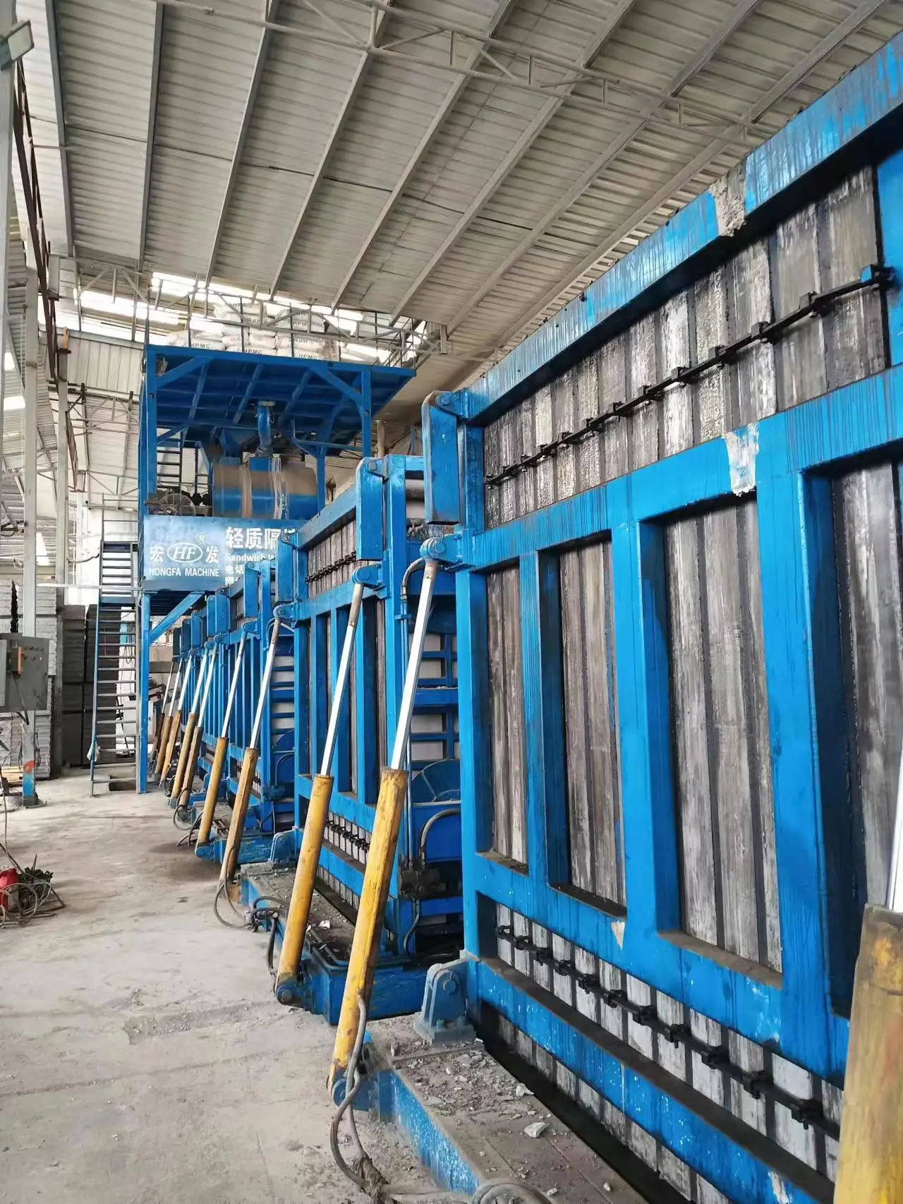 Gxhf Concrete Hollow Core Wall Panel Sandwich Panel Production Line Eps ...