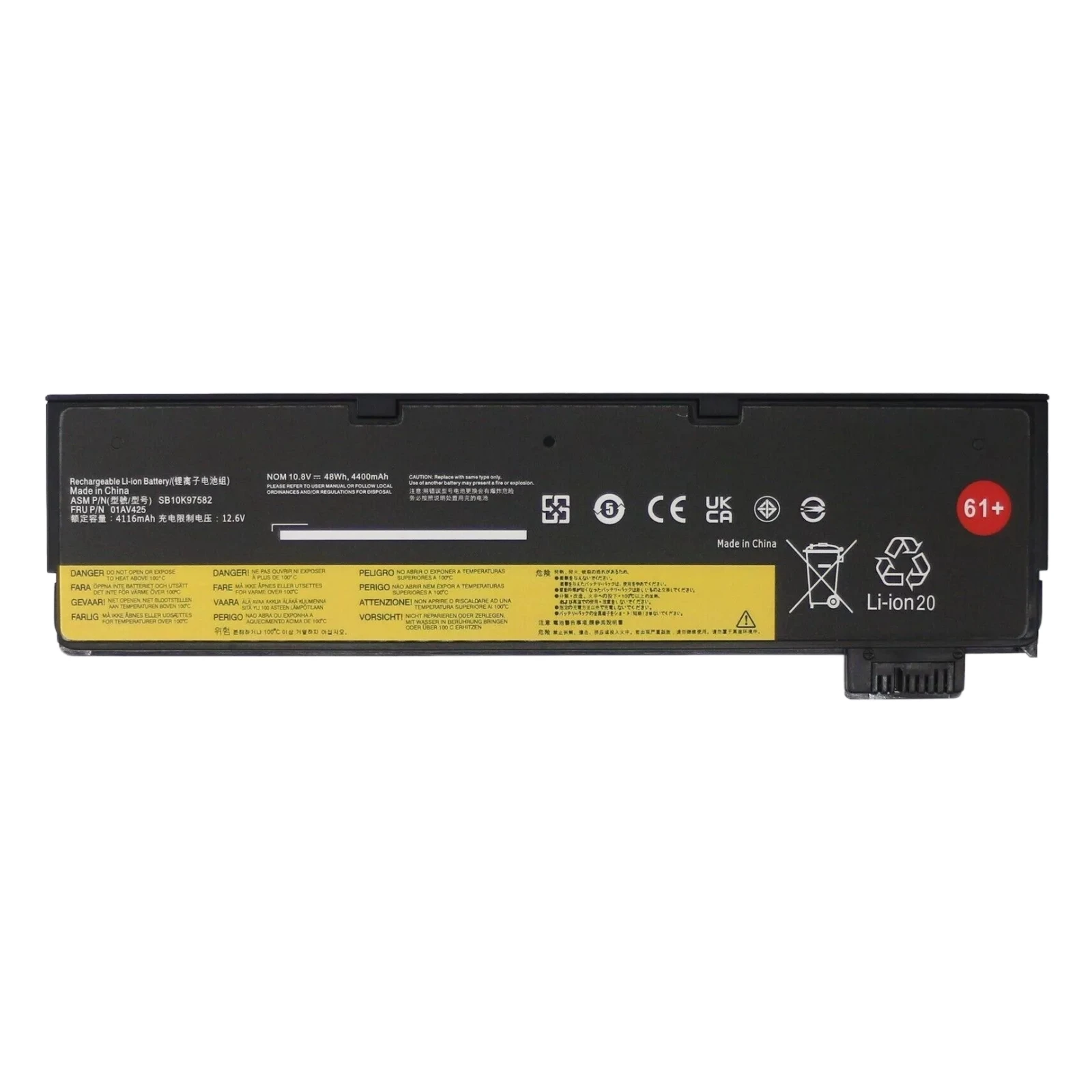 Original Battery for Lenovo Thinkpad T470 T480 T570 T580 P51S P52S