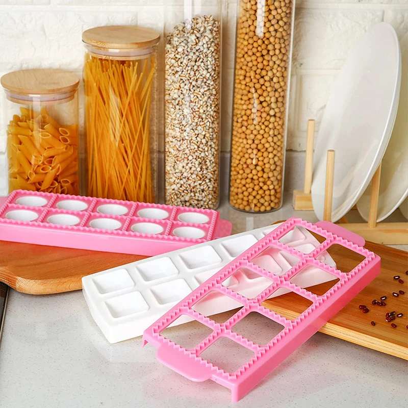 Large Ravioli Cutter Press Set Round Ravioli Mold And Cutter Square ...