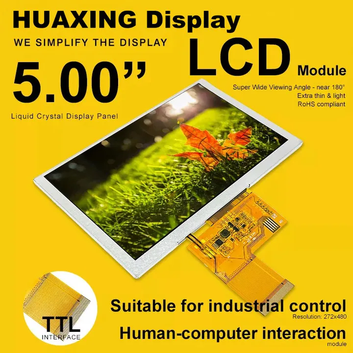 Tft Ips Horizontal 600x1920 High Resolution Small Size 5 Inch Lcd ...