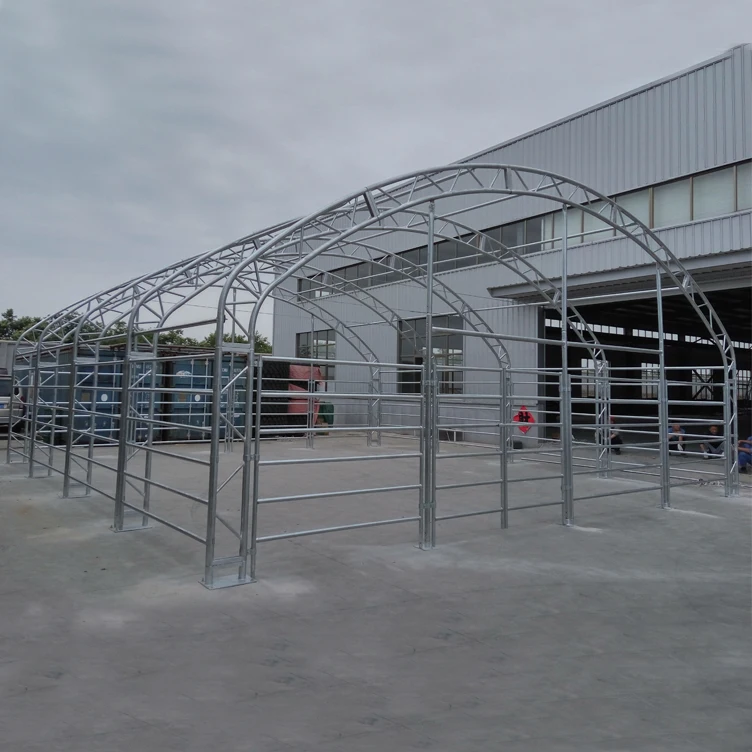 Xinli 10M Prefabricated Steel Structure Cowshed Design
