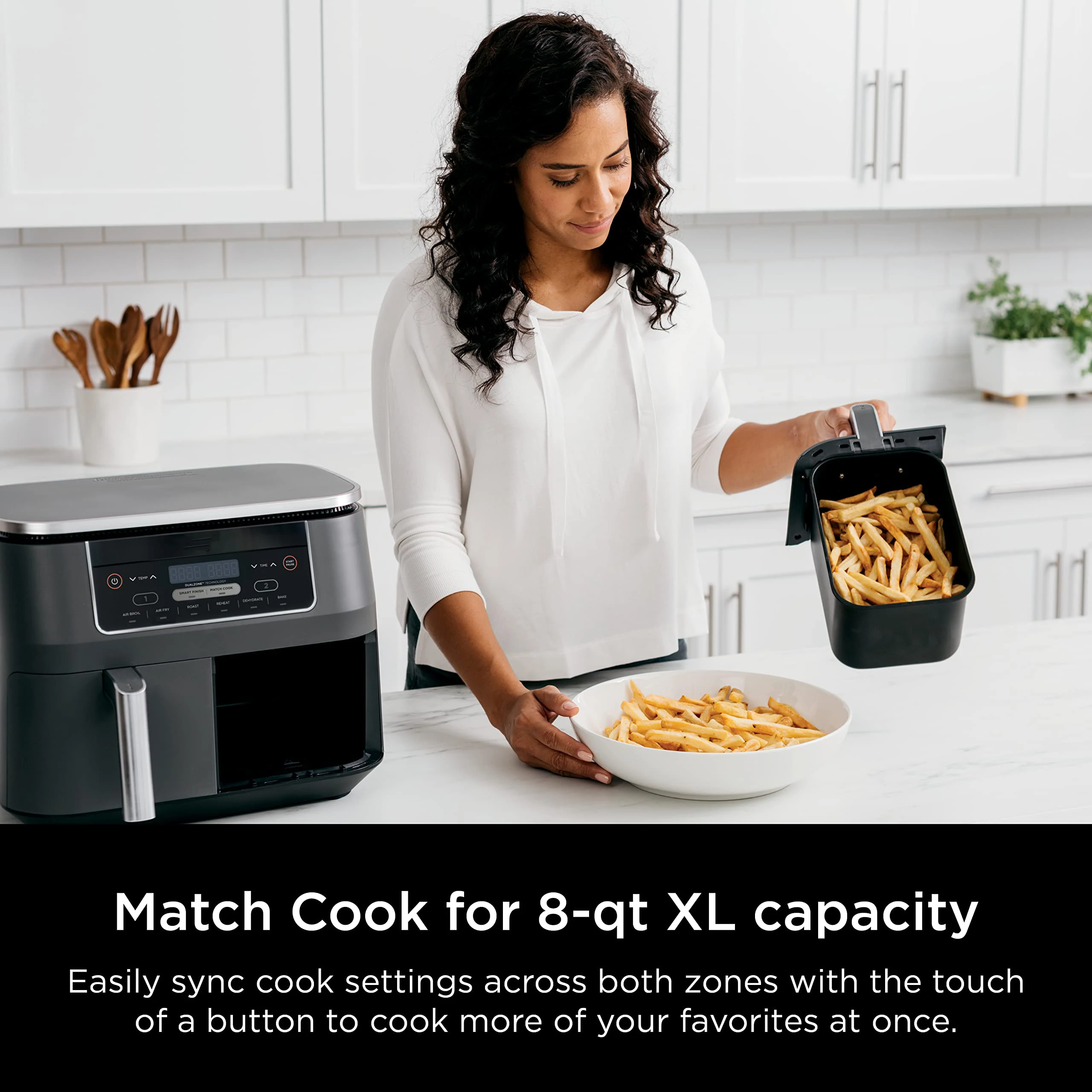 Double Smart Air Fryers - Efficient and Versatile Cooking