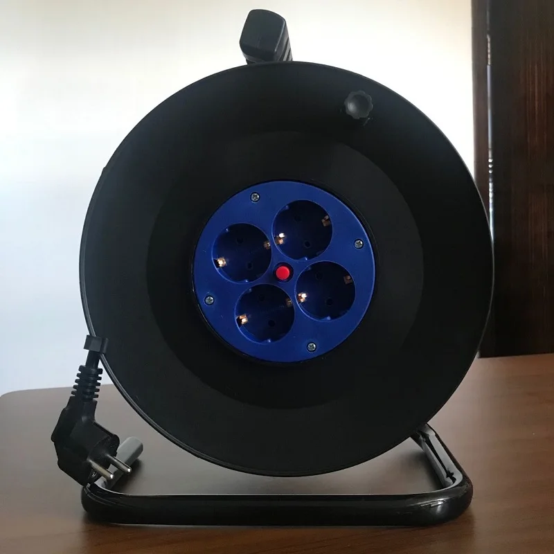 Zhong Xing Europe Cable Reel 50m 100m - Buy Retractable Cable Reel ...