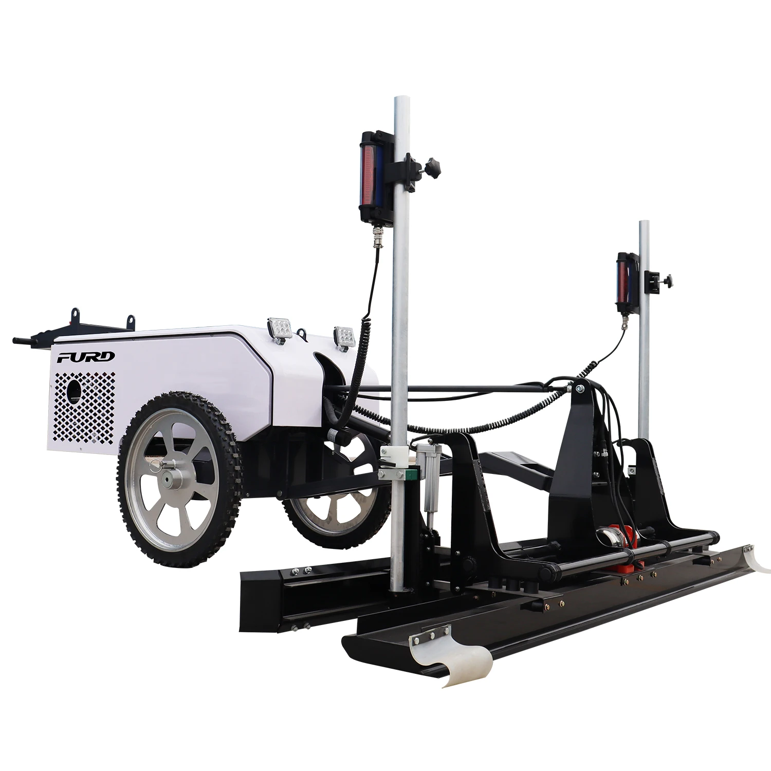 Mini Concrete Walk Behind Laser Screed With Vibrator Head - Buy Laser ...