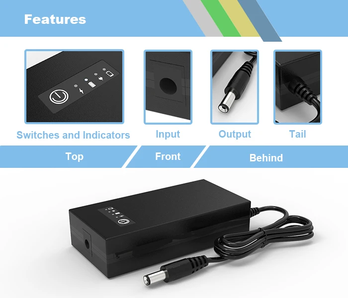 Wgp Dc Mini Ups Output 5v 9v 12v Mini Dc Ups With Bms For Wifi Router - Buy Wifi Dc Mini Ups,Ups ...