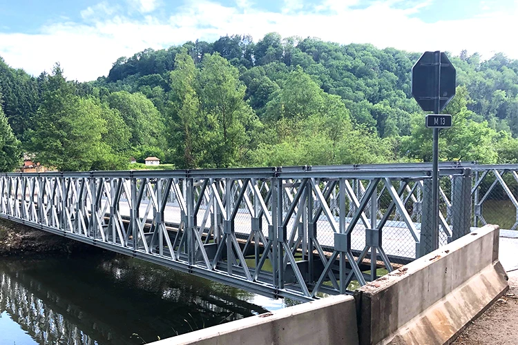 Steel Truss Frame Bridge Modular Prefab Portable Hd200 Steel Structure ...
