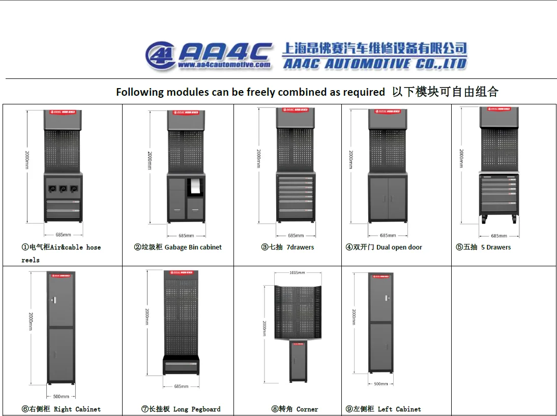 AA4C Tool Box Side Cabinet - Durable & Versatile Solutions