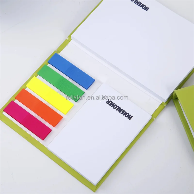 Sticky Note Tab Custom Artistic Memo Pad Custom Printed Promotional ...