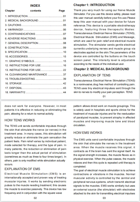 Tens Unit 7000 Digital Tens Ems Muscle Stimulator Physical Therapy ...