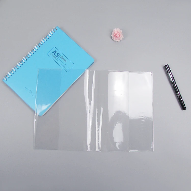 Popular pvc a4 a5 size transparent book cover professional cheap ...