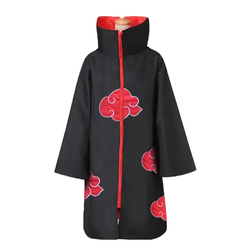 High Quality Anime Cosplay Clothing Akatsuki Red Cloud Robe Holiday ...