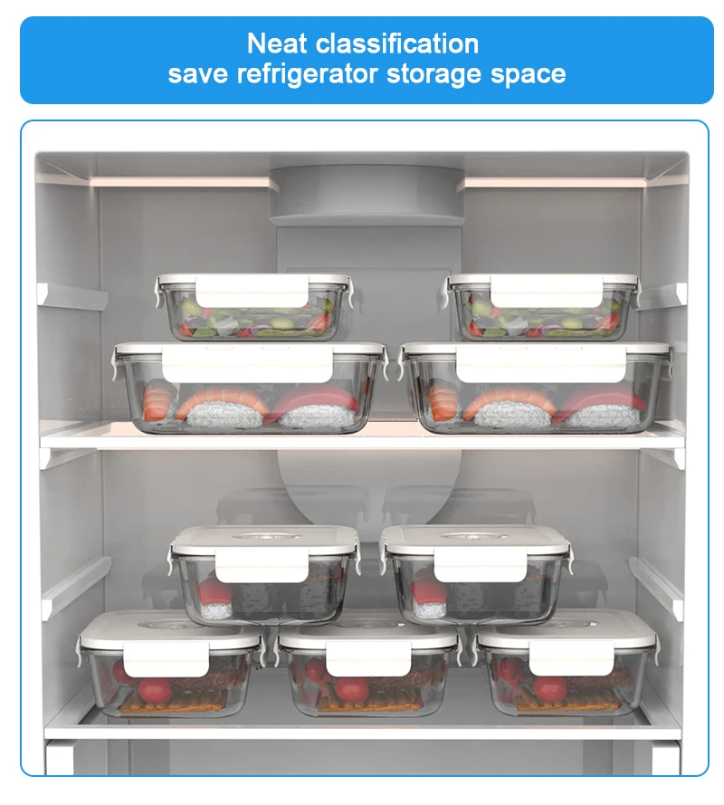 Wholesale Bpa Free Microwavable Food Containers With Division Glass ...