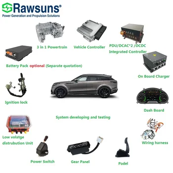 Electric Car Motor Ev Conversion Kit 22kw - 50kw 55kw - 100kw For A0 ...