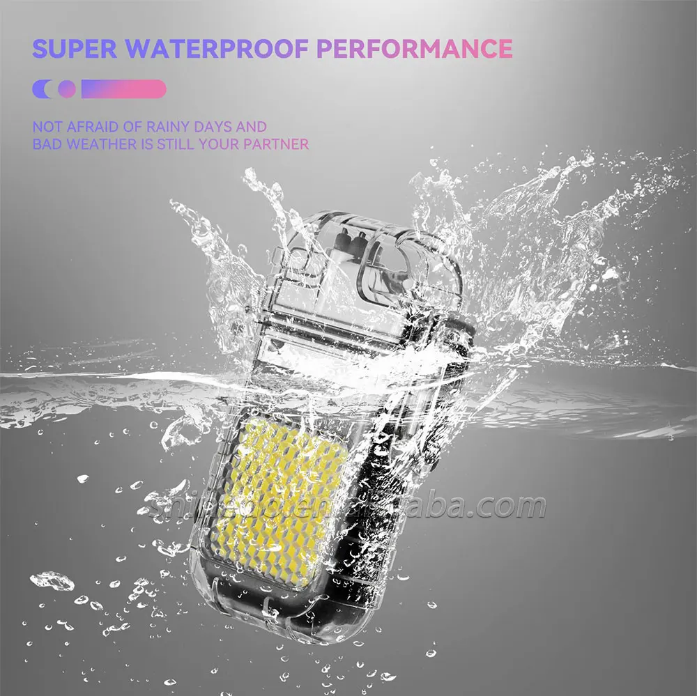 Shinedo LED Keychain Flashlight - IP65 Waterproof & Rechargeable