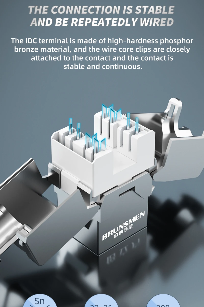 180 Degree CAT6 shielded Toolless Network Module CAT6 FTP Keystone Jack| Alibaba.com