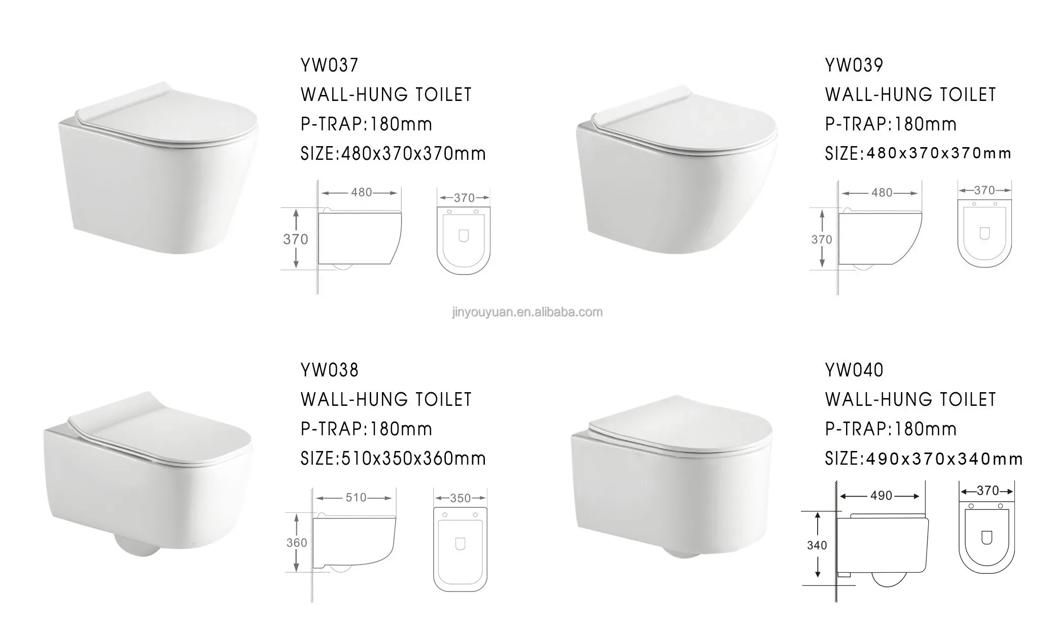 T281 Wall Hung Bathroom Concealed Cistern with Frame in Wall Cistern ...