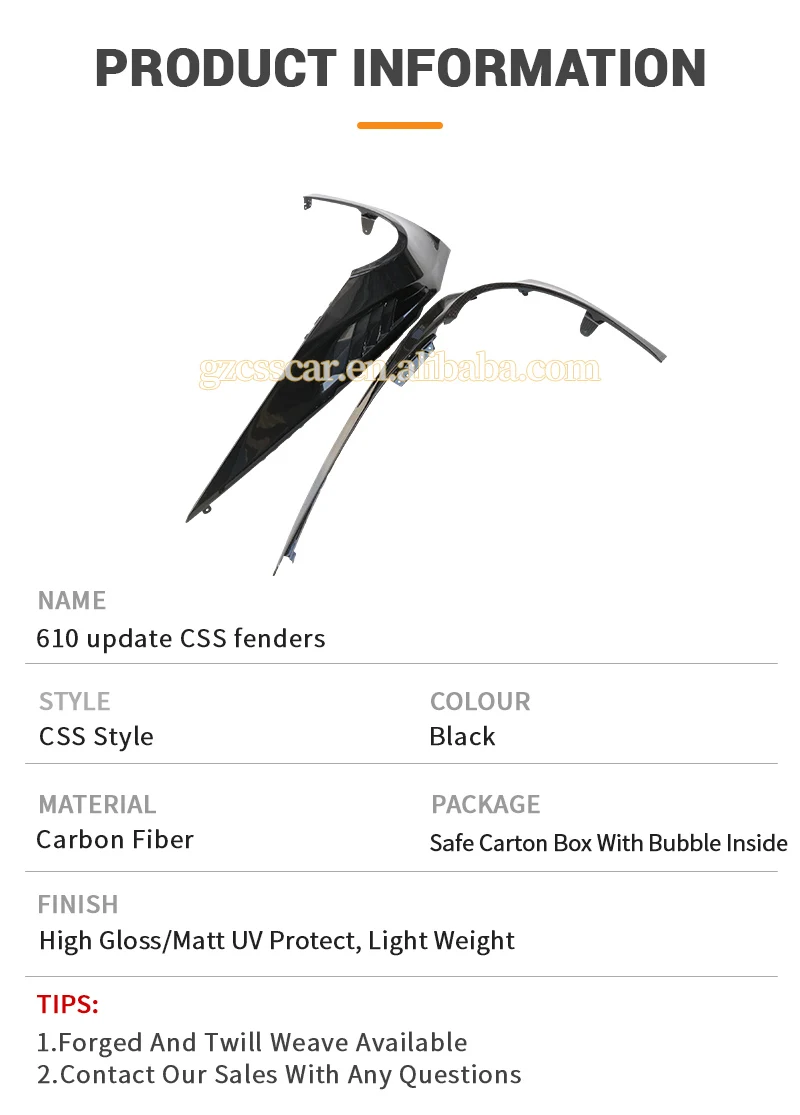 Css Style Carbon Car Side Fender For Lamborghini Hurracan Lp610 Front Fender - Buy Lamborghini ...