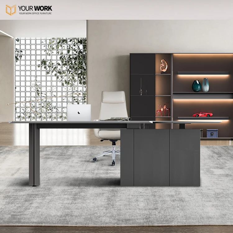 Custom factory executive boss computer desk modern MDF executive ...