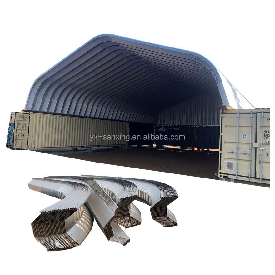 Quonset Shipping Container Cover - Steel Building Uses