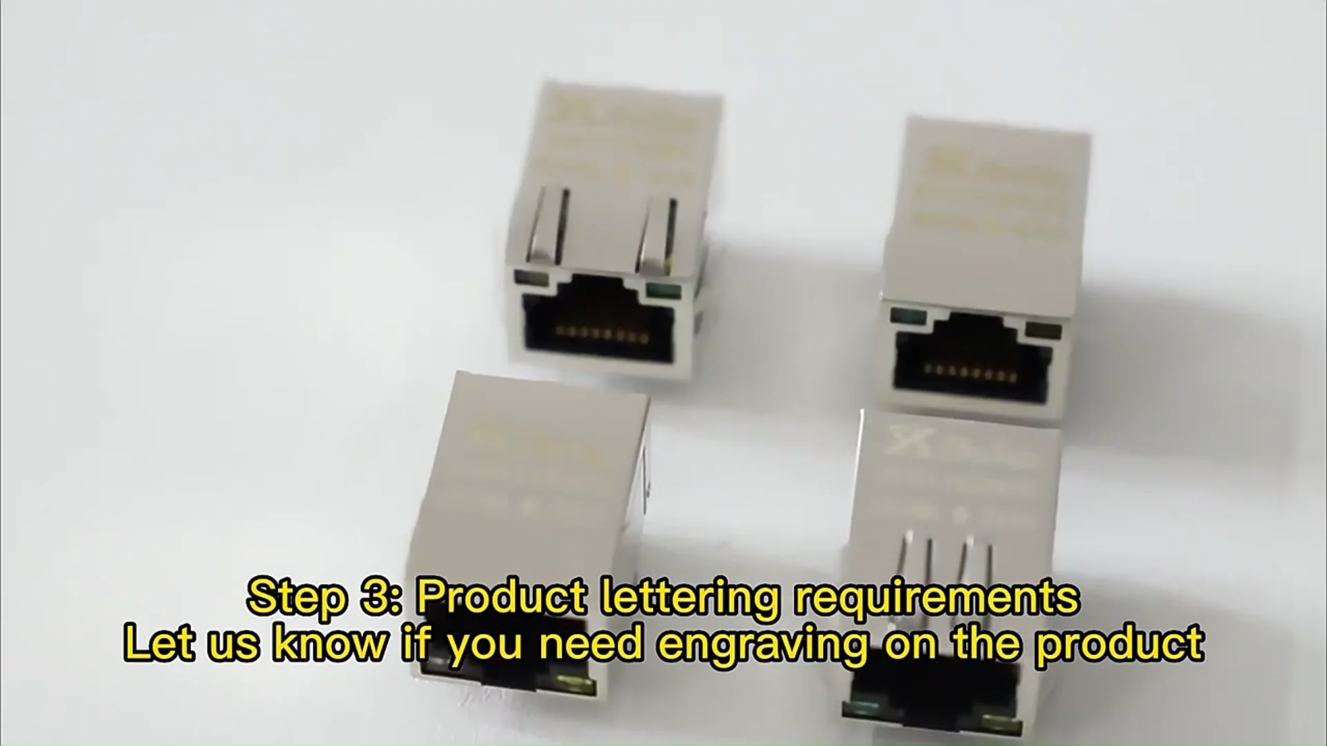 Rj45 Connector Modular Jack Vertical Shielded 8p8c Front Post ...